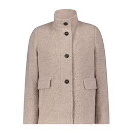 Winterjacke Gil Bret "Damen Winterjacke mit Kragen", Damen, Gr. 44, beige (light sand), Plüsch, Obermaterial: 60% Wolle, 22% Polyamid, 13% Polyester, 5% diverse Faserarten. Futter: 100% Polyester., ausgestellt, Jacken
