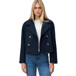 Fieldjacket Zero "Damen Jacke in Wolloptik", Damen, Gr. 34, hydrangea, Stoff, Obermaterial: 100% Polyester. Ärmelfutter: ohne Futter., V-Ausschnitt, Jacken