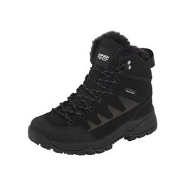 Outdoorwinterstiefel Icepeak "AREZZO", Damen, Gr. 39, basic schwarz, Synthetik, Textil, Schuhe, Winterschuhe, Winterboots, Snowboots, gefüttert & wasserdicht