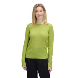 Strickpullover Betty Barclay "Damen Kaschmir-Pullover mit Rundhalsausschnitt", Damen, Gr. 38, fresh moss, Strick, Obermaterial: 100% Kaschmir., gerade lang, Rundhals, Pullover
