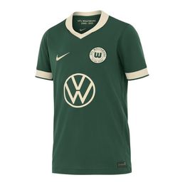 Nike VfL Wolfsburg Trikot 3rd 2025/2026 Kids Grün F302, Größe XS ( 122-128 ), Kinder, Fan Artikel - 11teamsports