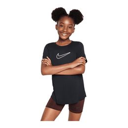 Nike One Fitted T-Shirt Kids Schwarz F010, Größe L ( 147-158 ), Kinder, Bekleidung - 11teamsports