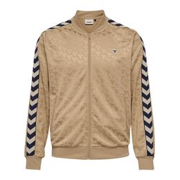 Hummel Archive Regular Poly Aop Jacke Braun F8173, Größe 2XL - 11teamsports
