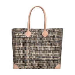 PE FLORENCE Henkeltasche in Schwarz/ Beige - (B)37 x (H)35 x (T)23 cm - 58% | Damen-taschen