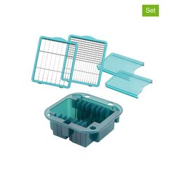 Genius 5tlg. Zubehör-Set "Nicer Dicer Chef Professional" in Petrol - 53% | Kuechenhelfer