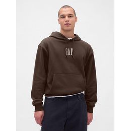 GAP Hoodie in Dunkelbraun - 48% | Größe XL | Herren-sweatshirts-jacken