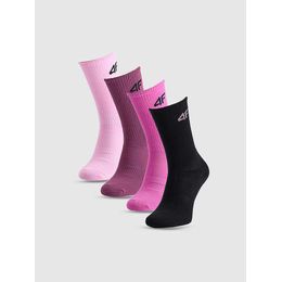 4F 4er-Set: Socken in Pink/ Schwarz/ Rosa - 32% | Größe 38-40 | Kinder-socken-strumpfhosen