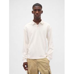 GAP Poloshirt in Creme - 48% | Größe L | Herren-plussize