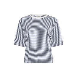 MOSS COPENHAGEN Shirt "Jana" in Creme/ Dunkelblau - 59% | Gr&ouml;&szlig;e XS/S | Damen-tops