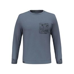 Salewa Sweatshirt in Blau - 47% | Größe L | Herren-plussize