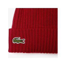 Lacoste Wollm&uuml;tze in Rot - 32% | Damen-muetzen-caps