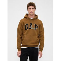 GAP Hoodie in Braun - 55% | Größe XL | Herren-sweatshirts-jacken