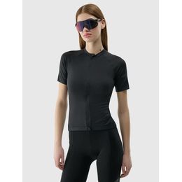 4F Fahrradtrikot in Schwarz - 57% | Gr&ouml;&szlig;e M | Damen-outdoor-tops-shirts