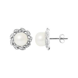 Pearline Silber-Ohrstecker mit Perlen - 83% | Schmuck