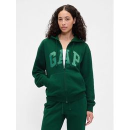 GAP Sweatjacke in Grün - 38% | Größe L | Damen-sweatshirts-jacken