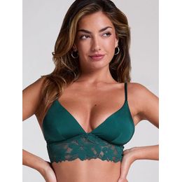 Hunkemöller Hunkemöller Bustier "Lana" in Dunkelgrün - 47% | Größe L | Damen-bhs
