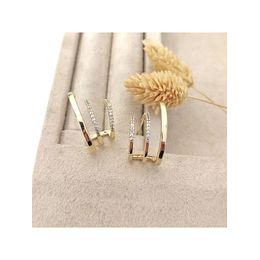 Nakkash Vergold. Ohrstecker mit Edelsteinen - 59% | Schmuck