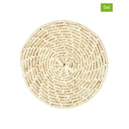 every ware 4er-Set: Tischsets in Natur - Ø 34 cm - 69% |