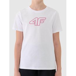 4F Shirt in Weiß - 35% | Größe 152 | Kinder-oberteile