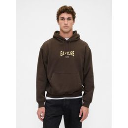 GAP Hoodie in Dunkelbraun - 56% | Größe XL | Herren-sweatshirts-jacken