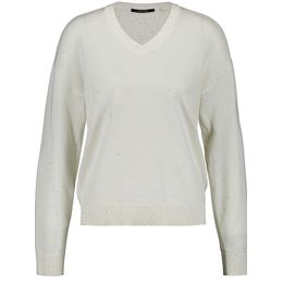 Taifun Pullover in Creme - 56% | Größe 44 | Damen-pullover-cardigans