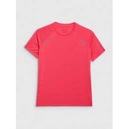 4F Trainingsshirt in Pink - 45% | Gr&ouml;&szlig;e L | Damen-outdoor-tops-shirts