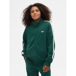 GAP Sweatjacke in Grün - 37% | Größe 152/158 | Kinder-sweatshirts-jacken