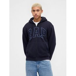 GAP Sweatjacke in Dunkelblau - 53% | Größe L | Herren-sweatshirts-jacken
