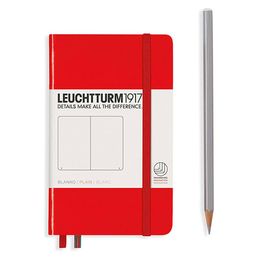 LEUCHTTURM1917 Blanko Notizbuch in Rot - A6 - 35% | Buero-schulbedarf