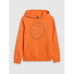 4F Hoodie in Orange - 33% | Größe 122 | Kinder-sweatshirts-jacken