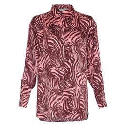 MOSS COPENHAGEN Hemd "Myrina" in Rosa - 64% | Größe M/L | Damen-blusen
