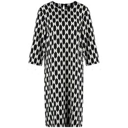 Taifun Kleid in Schwarz/ Weiß - 60% | Größe 36 | Damen-kleider
