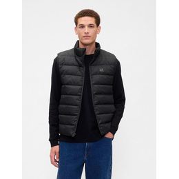 GAP Steppweste in Schwarz - 30% | Größe L | Herrenjacken