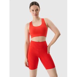 4F Sport-BH in Rot - Medium - 52% | Größe L | Damen-sportunterwaesche