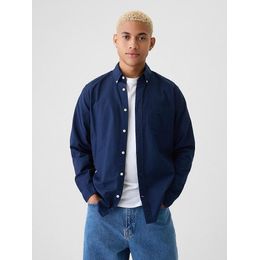 GAP Hemd - Regular fit - in Dunkelblau - 68% | Gr&ouml;&szlig;e L | Herren-plussize