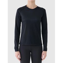 4F Trainingsshirt in Schwarz - 51% | Gr&ouml;&szlig;e M | Damen-outdoor-tops-shirts