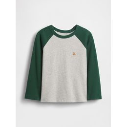 GAP Longsleeve in Grau/ Grün - 17% | Größe 104 | Baby-langarmshirts