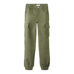 name it Cargohose "Pryan" in Khaki - 35% | Größe 152 | Kinderhosen