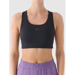 4F Sport-BH in Schwarz - 32% | Größe L | Damen-sportunterwaesche