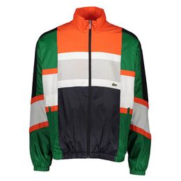 Lacoste Trainingsjacke in Grün/ Orange - 59% | Größe 52 | Herrenjacken