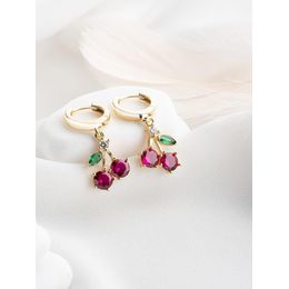 Heliophilia Silber-Creolen mit Edelsteinen - 55% | Schmuck