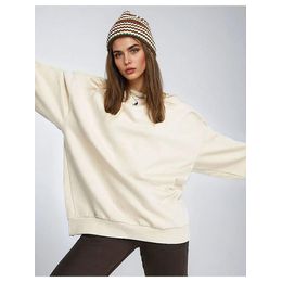WEEKDAY Sweasthirt in Creme - 56% | Größe M | Damen-sweatshirts-jacken