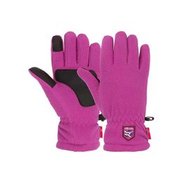 Trollkids Fleece-Handschuhe "Eikedalen" in Beere - 10% | Größe 4 | Kinderhandschuhe