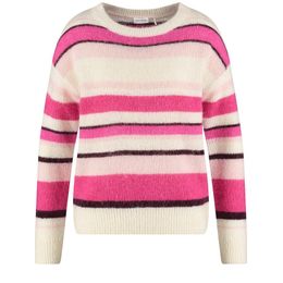 Gerry Weber Pullover in Pink/ Creme - 50% | Größe 42 | Damen-pullover-cardigans
