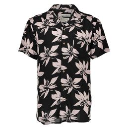 Urban Surface Hemd in Schwarz/ Creme - 52% | Größe XL | Damen-blusen