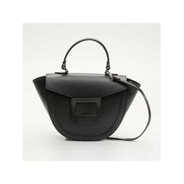 maison héritage PARIS Leder-Umhängetasche "Votti" in Schwarz - (B)28 x (H)21 x (T)9 cm - 72% | Damen-taschen