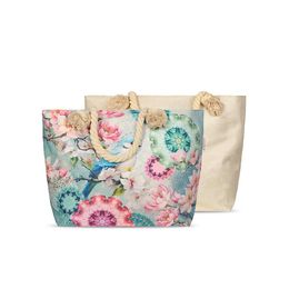 HIP Strandtasche "Eldisa" in Rosa/ Mint - (B)60 x (H)43 cm - 27% | Damen-taschen