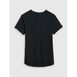 4F Trainingsshirt in Schwarz - 47% | Größe L | Damen-outdoor-tops-shirts