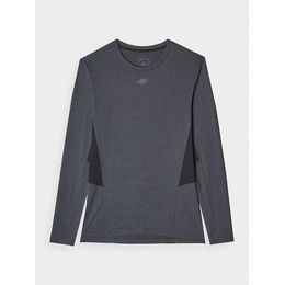 4F Trainingsshirt in Grau - 53% | Gr&ouml;&szlig;e M | Herren-sportshirts