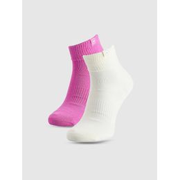 4F 2er-Set: Socken in Weiß/ Pink - 66% | Größe 32-34 | Kinder-socken-strumpfhosen